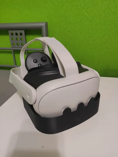 meta quest 3 stand 3d print model download - MakerWorld