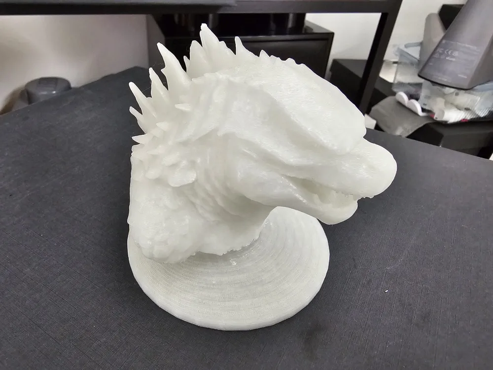 Godzilla bust by tal michels MakerWorld: Download Free 3D Models