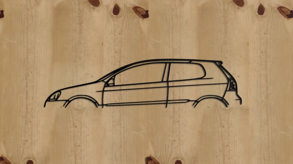 VW Golf Collection 2D Wall Art by OrangeSs - MakerWorld