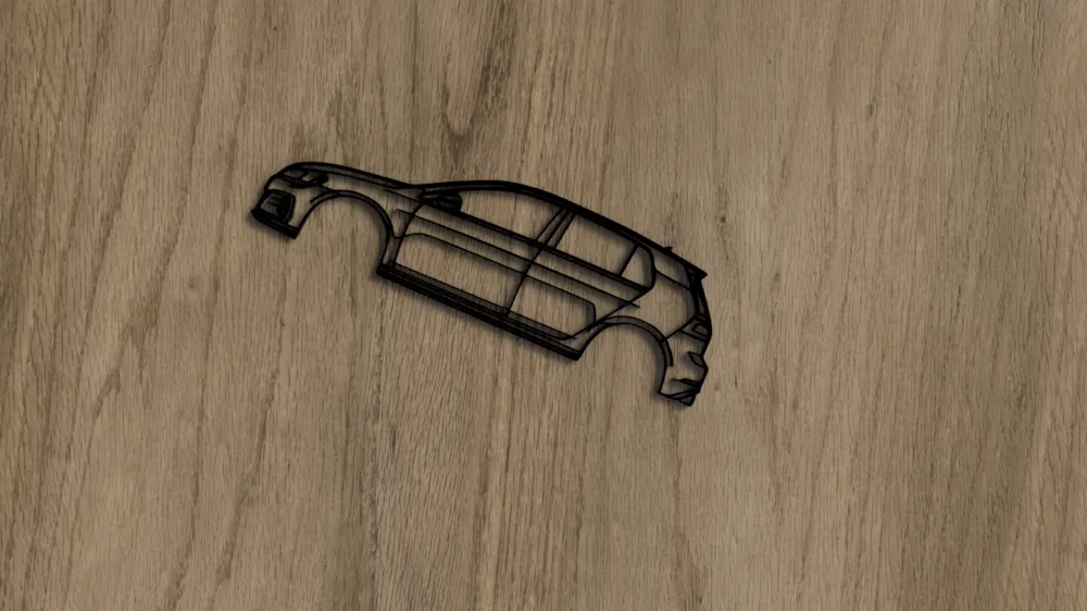 VW Golf Collection 2D Wall Art by OrangeSs - MakerWorld