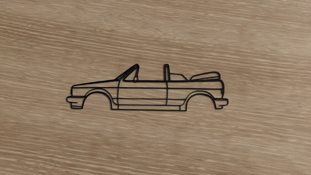 VW Golf Collection 2D Wall Art by OrangeSs - MakerWorld