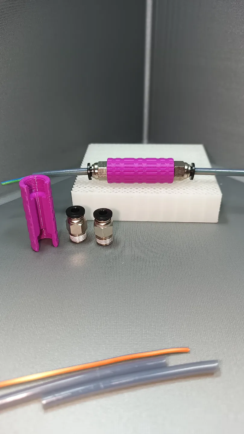 PTFE Tube Connector for 3D Printers Using PC4-M10 by 3D.printing ...