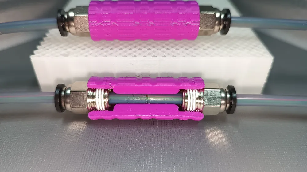 PTFE Tube Connector for 3D Printers Using PC4-M10 by 3D.printing ...