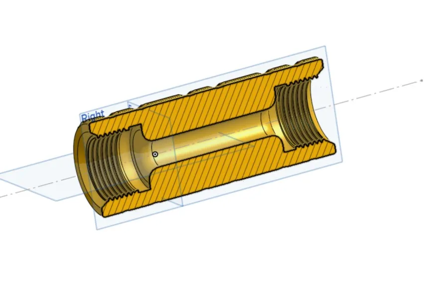 PTFE Tube Connector for 3D Printers Using PC4-M10 by 3D.printing ...