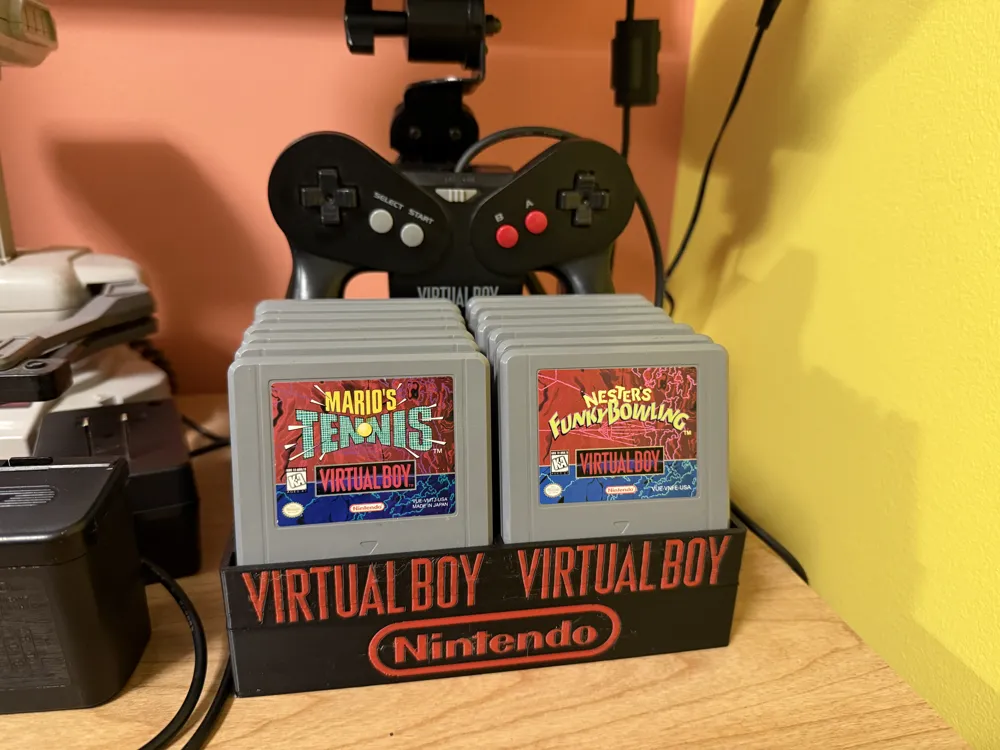 Virtual Boy Cartridge and Controller Holder by Richie Rich Richie Rich ...