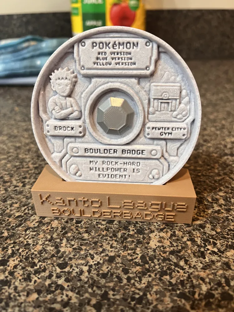 Présentoir de collection du Badge Roche magnétique Pokémon - Modèle d ...