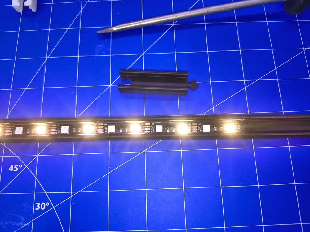 Printable Modular LED Profile Kit – (28 pcs) - Free 3D Print Model ...