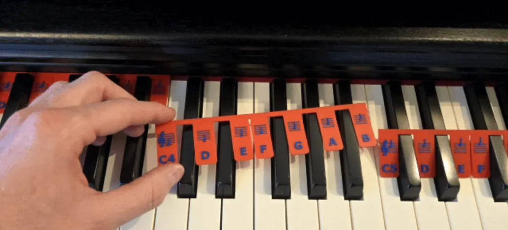 Piano Note Helper by Valentinawalfisch;) MakerWorld: Download Free 3D ...