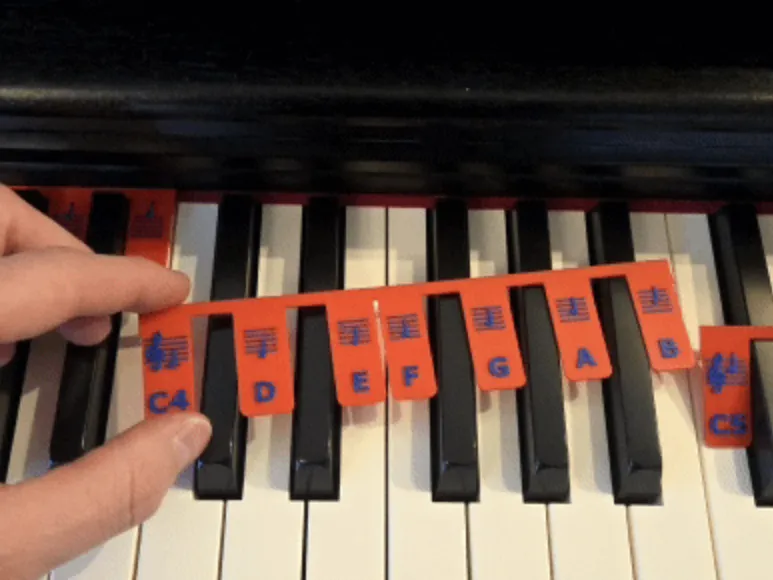 Piano Note Helper by Valentinawalfisch;) MakerWorld: Download Free 3D ...
