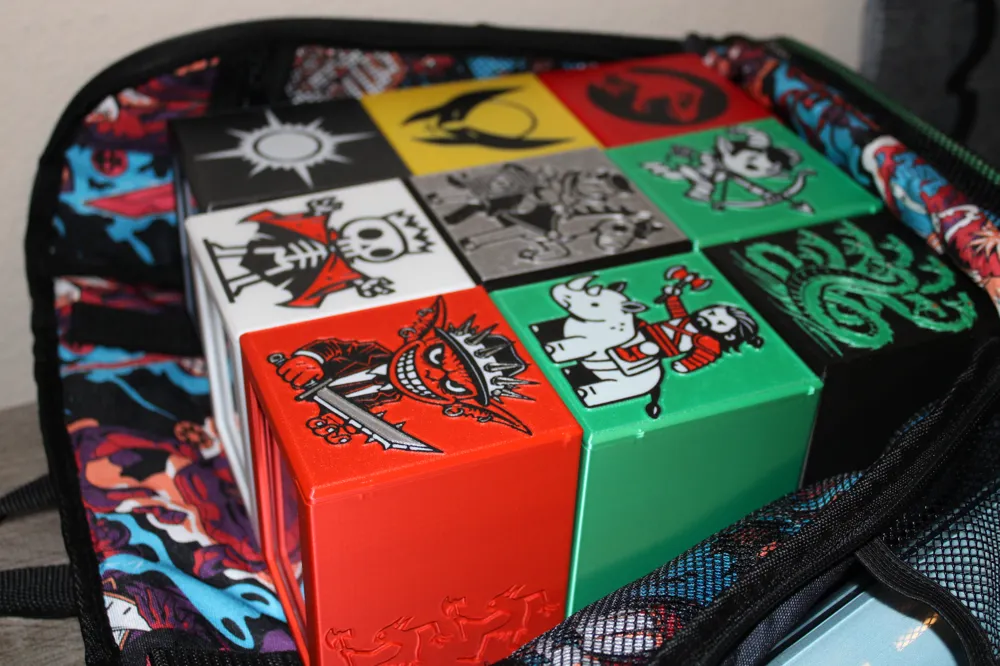 MTG EDH Commander Showcase Deck Box - Base Model by Westly MakerWorld ...