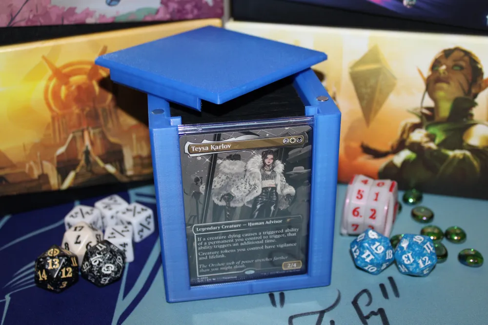 MTG EDH Commander Showcase Deck Box - Base Model - Free 3D Print Model ...