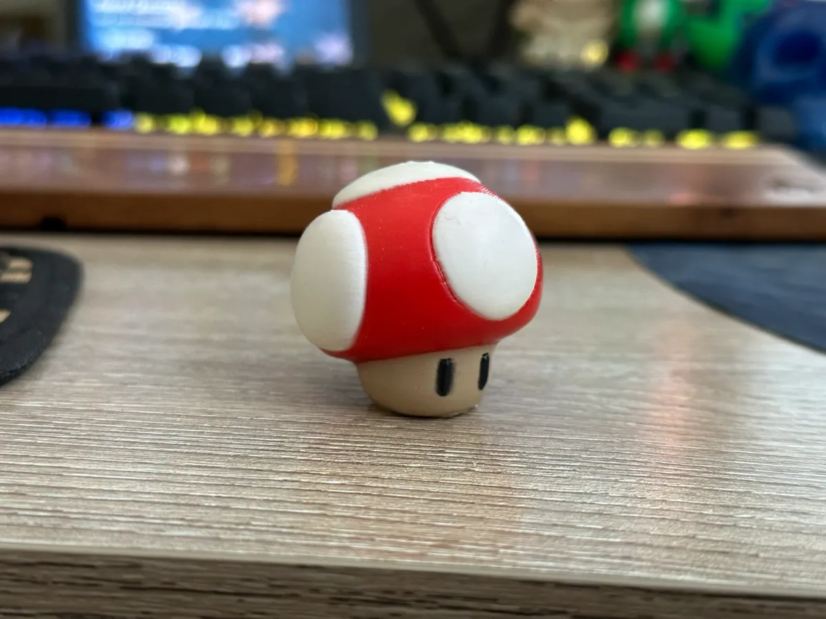 Mario Toad Mushroom Head - Free 3D Print Model - MakerWorld
