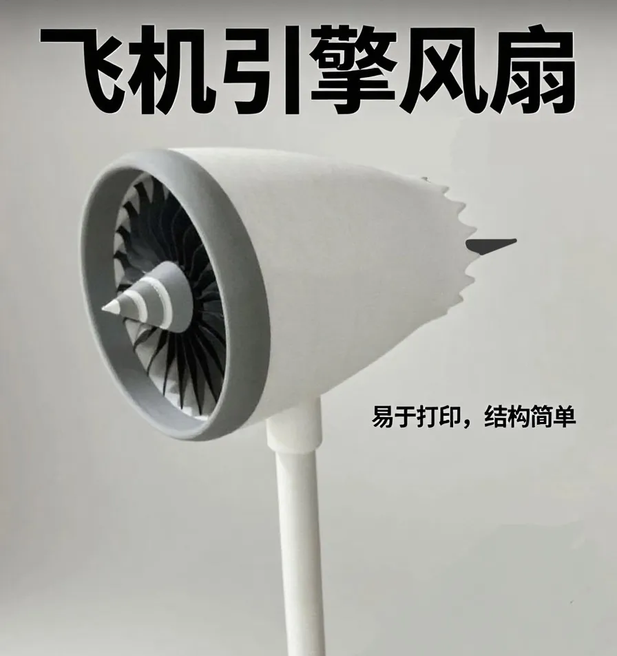 Airplane Engine Desk Fan • Boeing 787 GEnx Engine Replica - Free 3D ...
