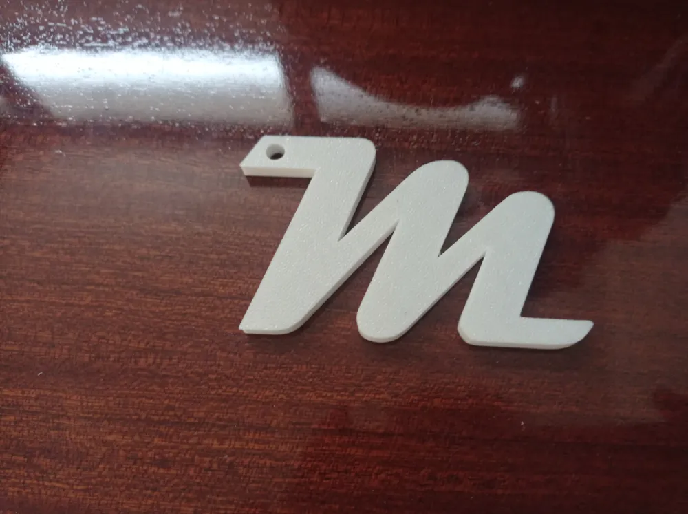 M letter keychain by MartenMaker - MakerWorld