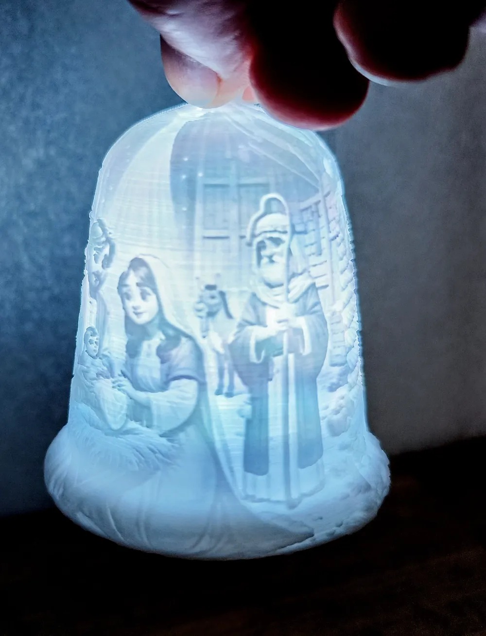 Lighted Bell - Two side No.1_A1M - Free 3D Print Model - MakerWorld