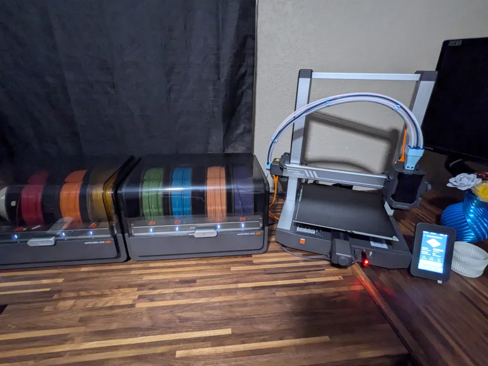 Kobra3 8 Color Filament Hub Conversion Kit - Free 3D Print Model ...