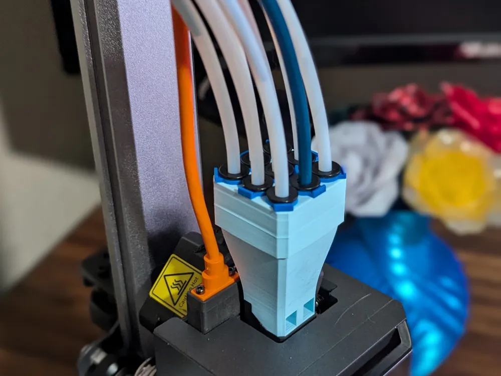Kobra3 8 Color Filament Hub Conversion Kit - Free 3D Print Model ...