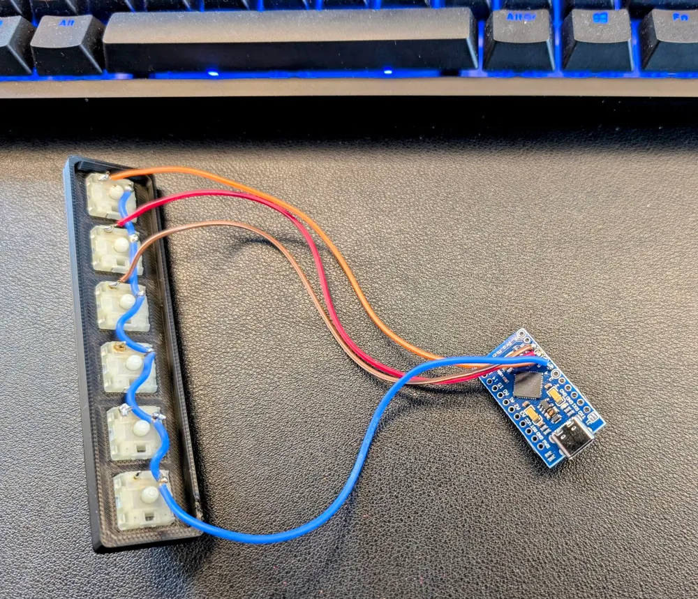 Jogi's 1x6 Key Macropad with QMK by Bastel42 - MakerWorld