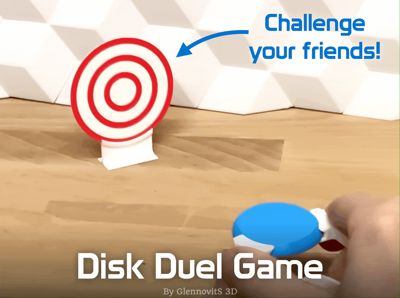 Disk Duel Game (launch disk, shoot targets) by GlennovitS 3D MakerWorld ...