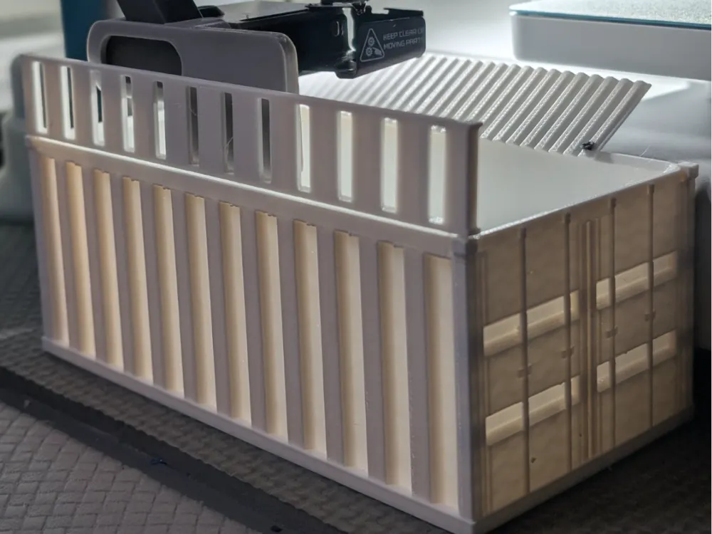 A1 Poop Bucket Shipping Container Industrial by Samboxing - MakerWorld