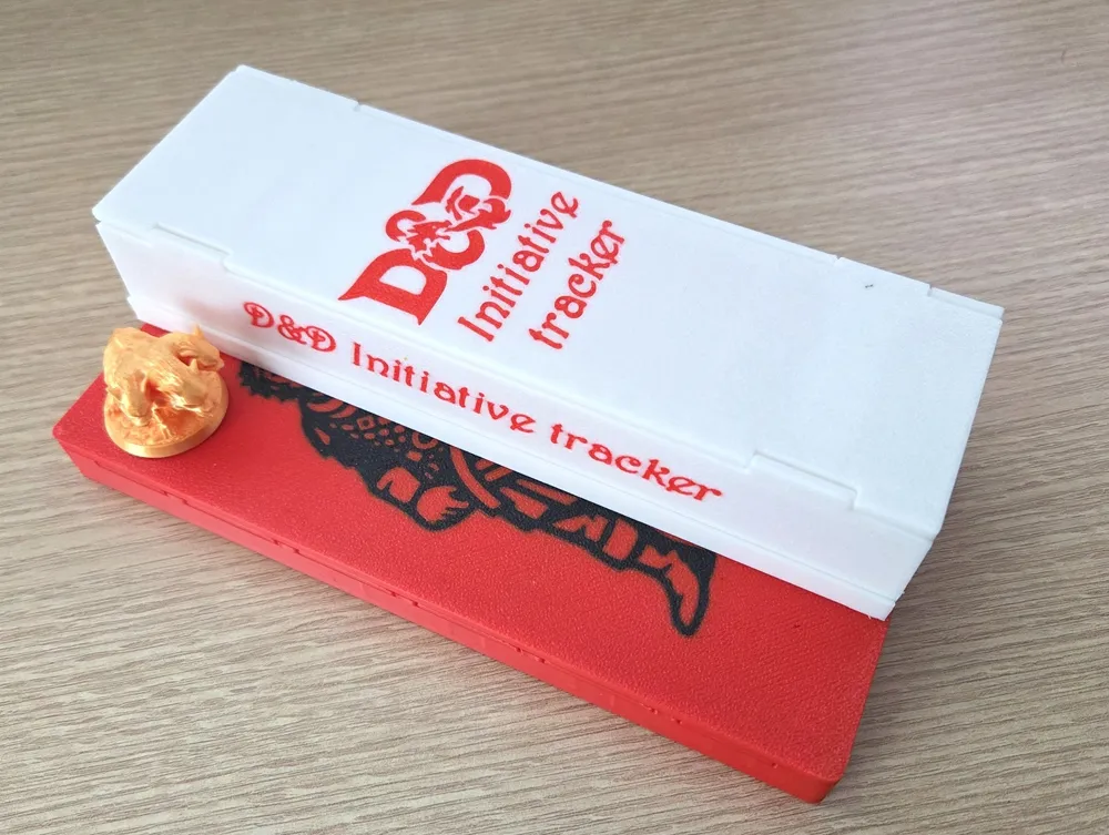 D&D initiative tracker box - Free 3D Print Model - MakerWorld