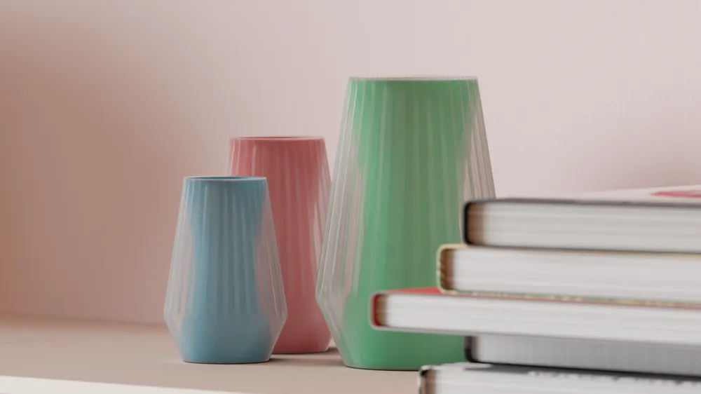 Two tone Vase Mode. Multi Colour Single Extruder - Free 3D Print Model ...