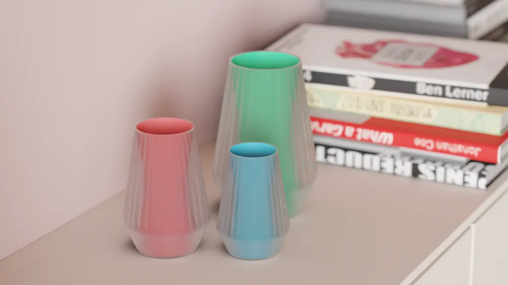 Two tone Vase Mode. Multi Colour Single Extruder - Free 3D Print Model ...