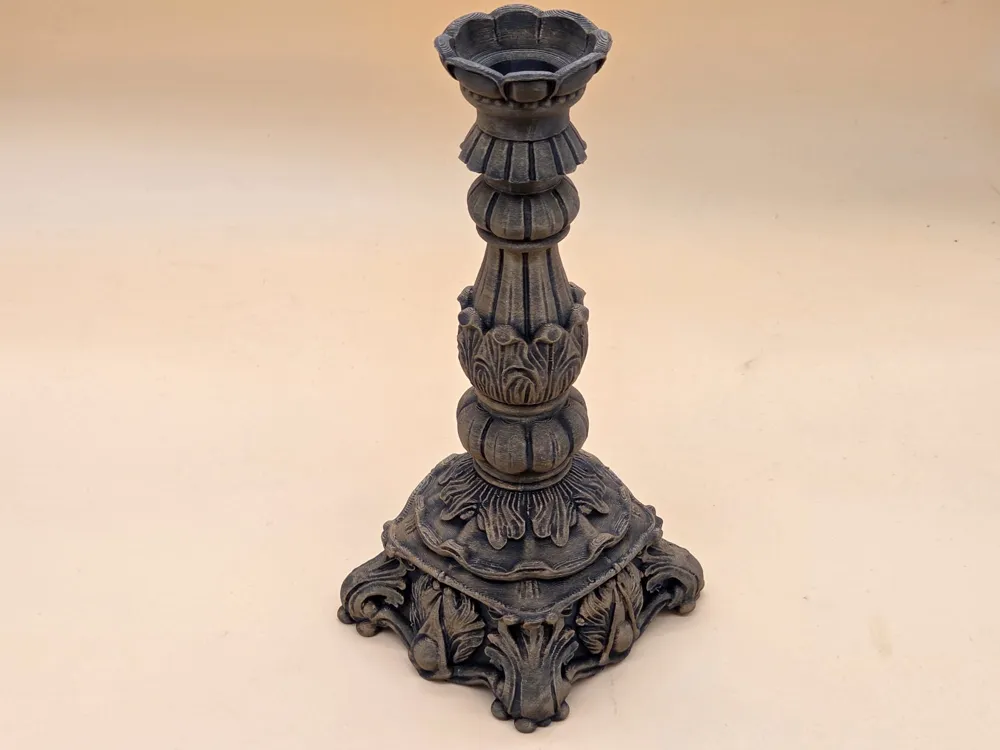 Ornamental Candlestick - Free 3D Print Model - MakerWorld