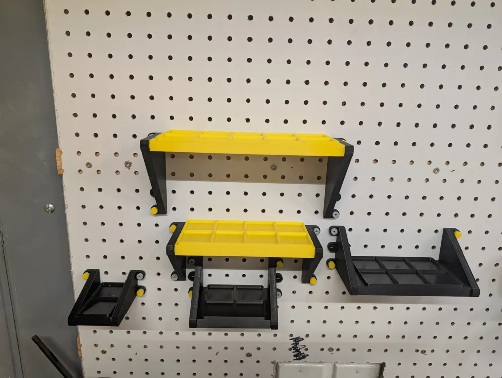 Gridfinity 1 Inch Pegboard Adapter 2 GFU Deep by usefulhobbies MakerWorld: Download Free 3D Models