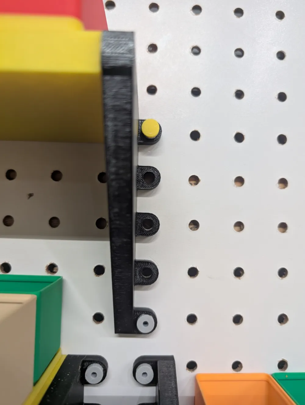 Gridfinity 1 Inch Pegboard Adapter 2 GFU Deep by usefulhobbies MakerWorld: Download Free 3D Models