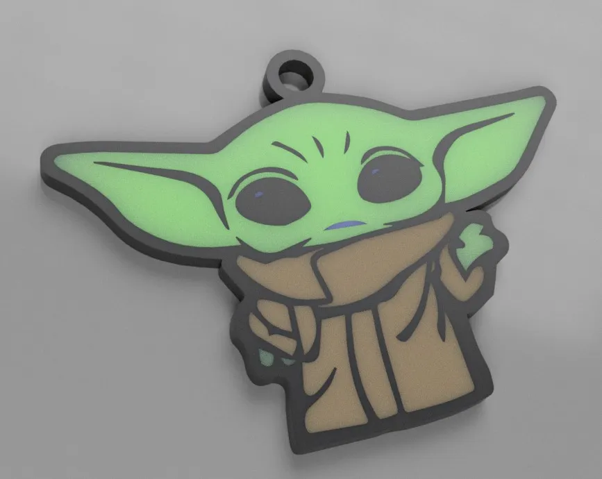 Keychain Baby Yoda - Star Wars Theme by Alexandre Paixao - MakerWorld