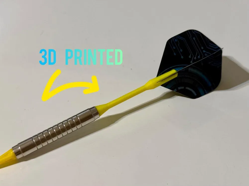 dart elements, shaft, flight, combined