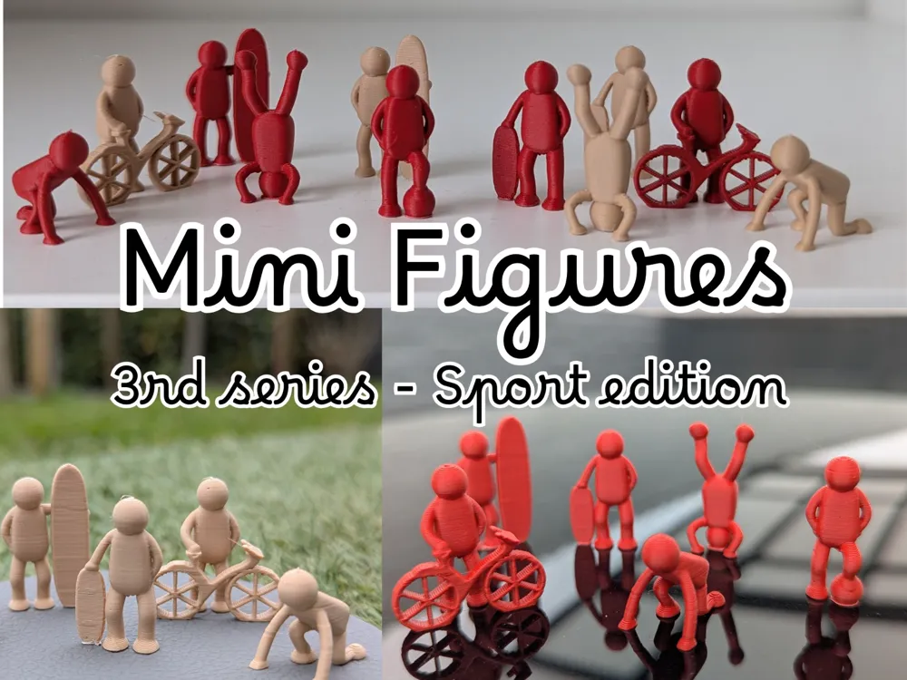 Mini figures 3rd series - Sport edition by Stijndc MakerWorld: Download ...