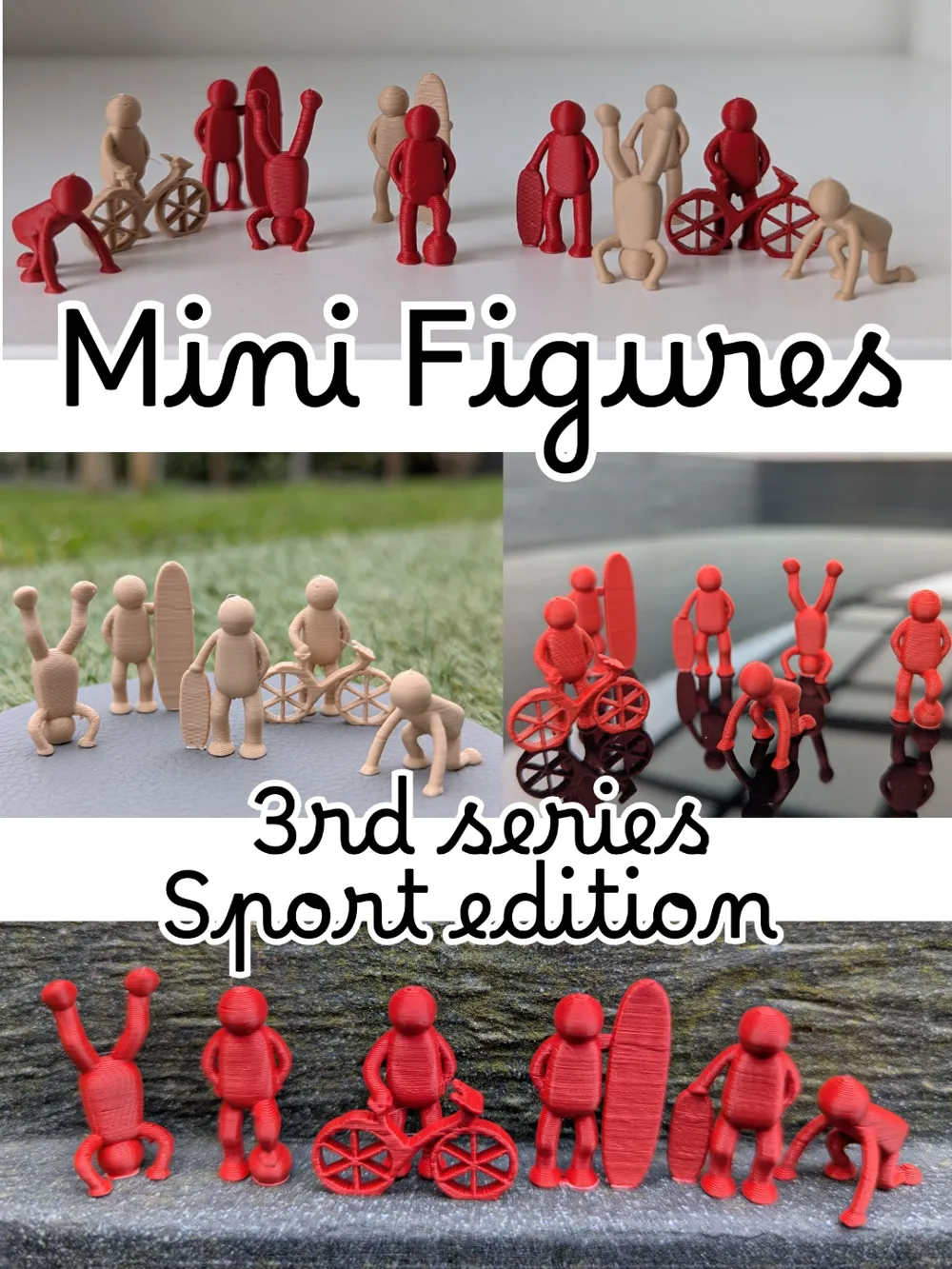 Mini figures 3rd series - Sport edition by Stijndc MakerWorld: Download ...