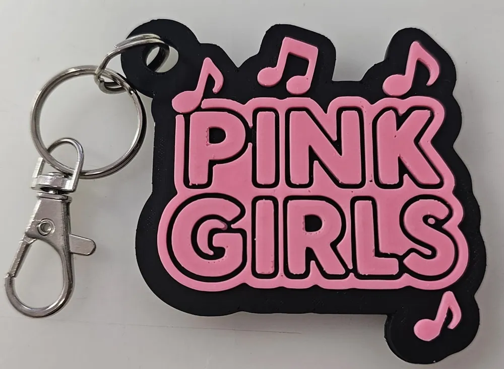 Pink Girls Schlüsselanhänger – Kostenloses 3D-Druckmodell – MakerWorld