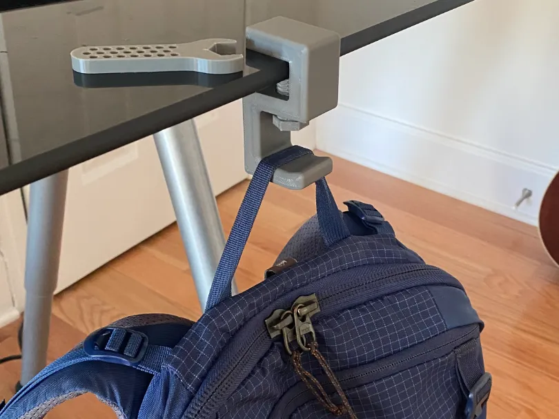 Extra Strong Adjustable Desk Hook for Backpack by ODorEl - MakerWorld