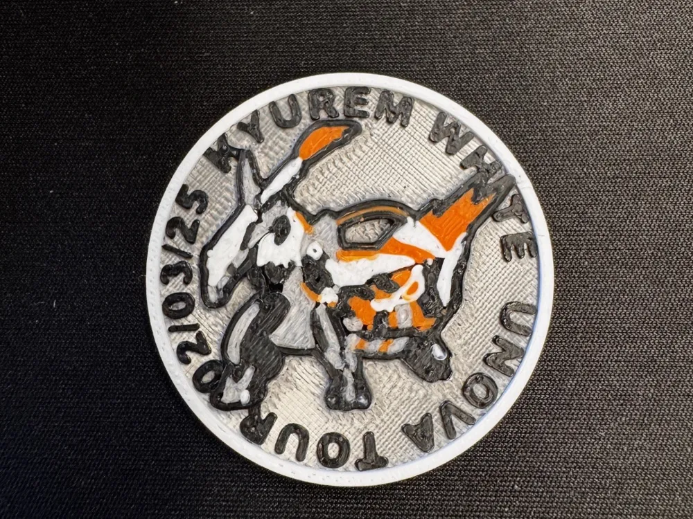Kyurem White Unova Tour coin by Crispy_NL MakerWorld: Download Free 3D ...