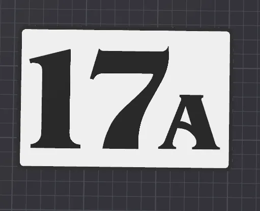 House Number Plate - Free 3D Print Model - MakerWorld