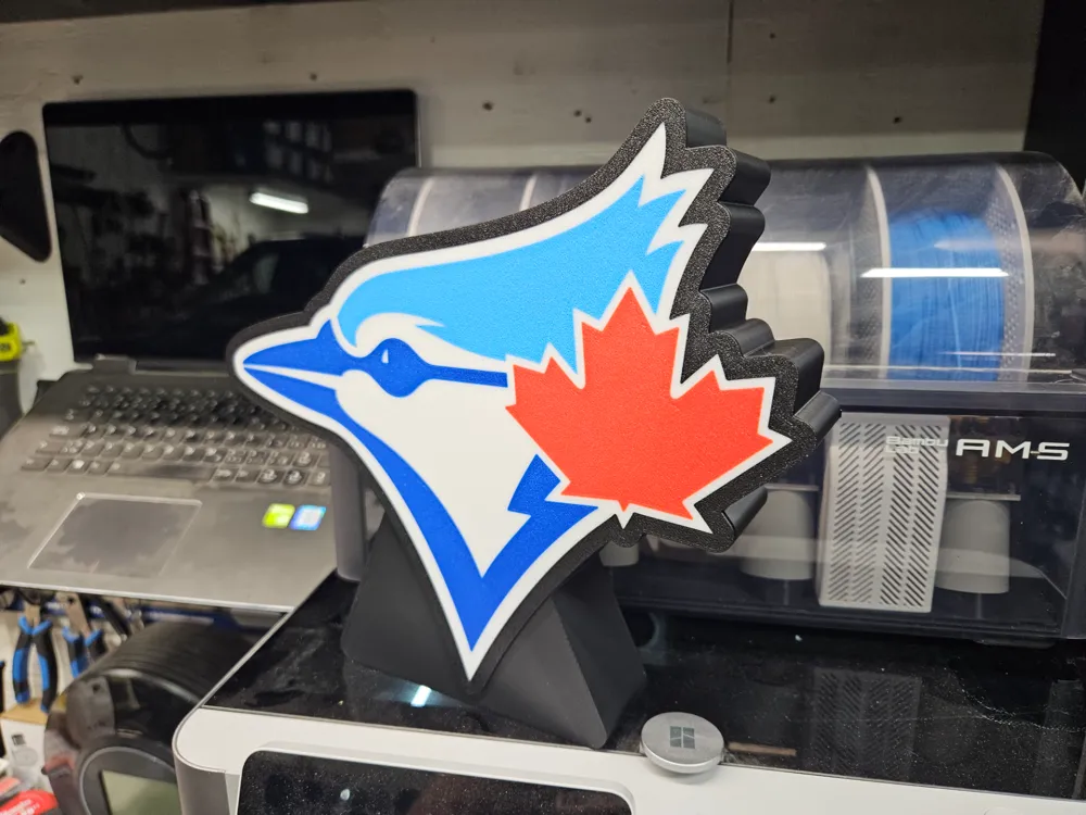Toronto Blue Jays Light Box by Hergie Prints - MakerWorld