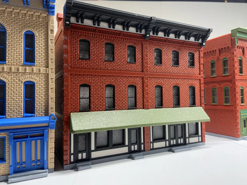 Emerald Building, HO Scale - Free 3D Print Model - MakerWorld