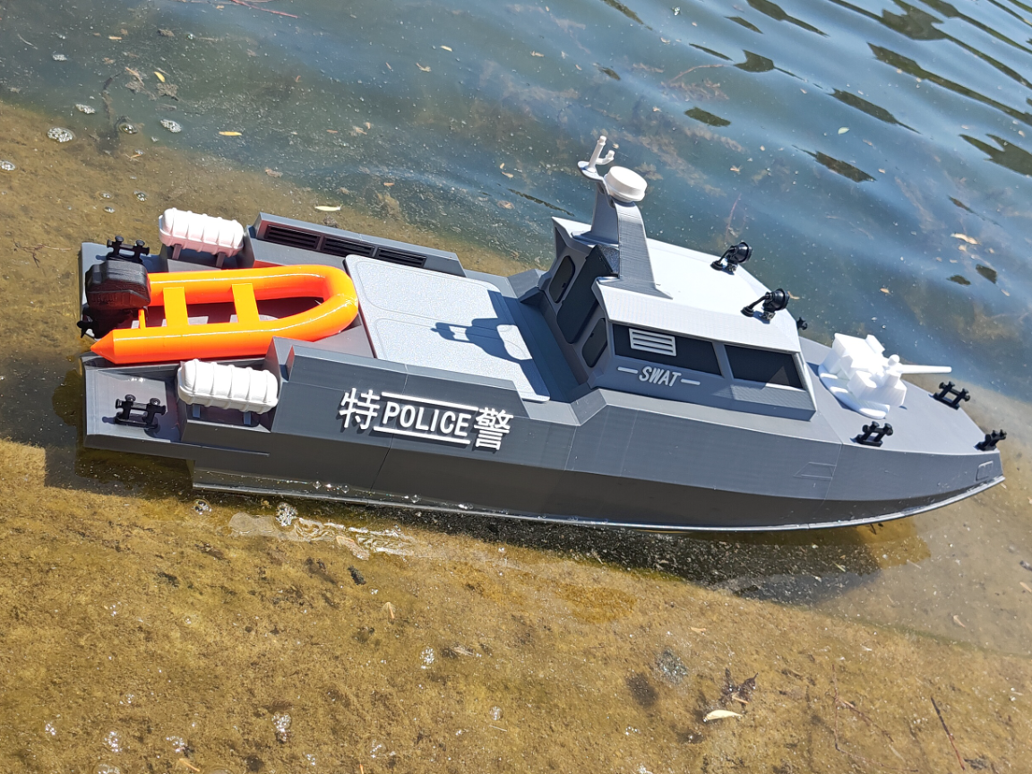 RC Swat Boat by PathfinderANT MakerWorld: Download Free 3D Models