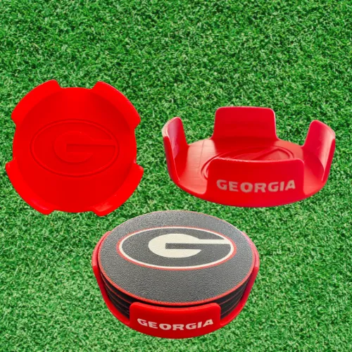 Georgia Coaster Set (4) with Holder by AUTROJAN MakerWorld: Download ...