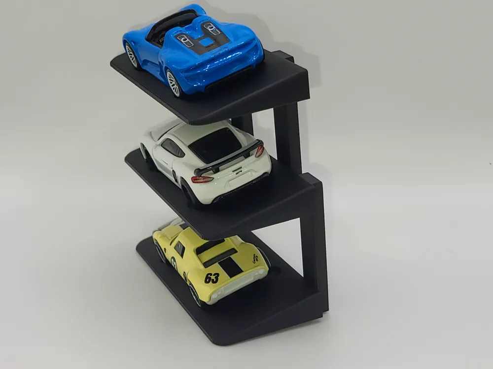 Hot Wheels display stand by memfis01 MakerWorld: Download Free 3D Models