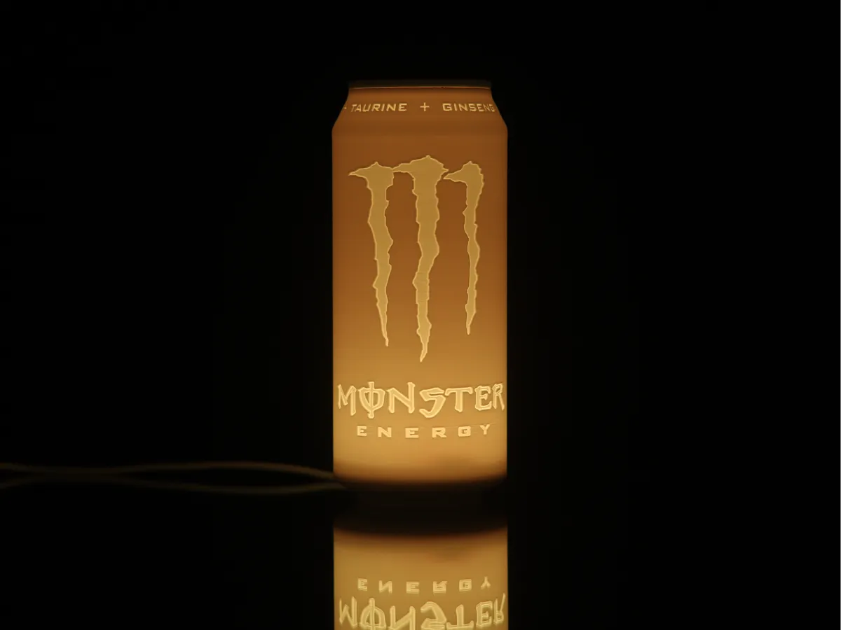 Monster Energy Original Green Lithophane - Free 3D Print Model - MakerWorld