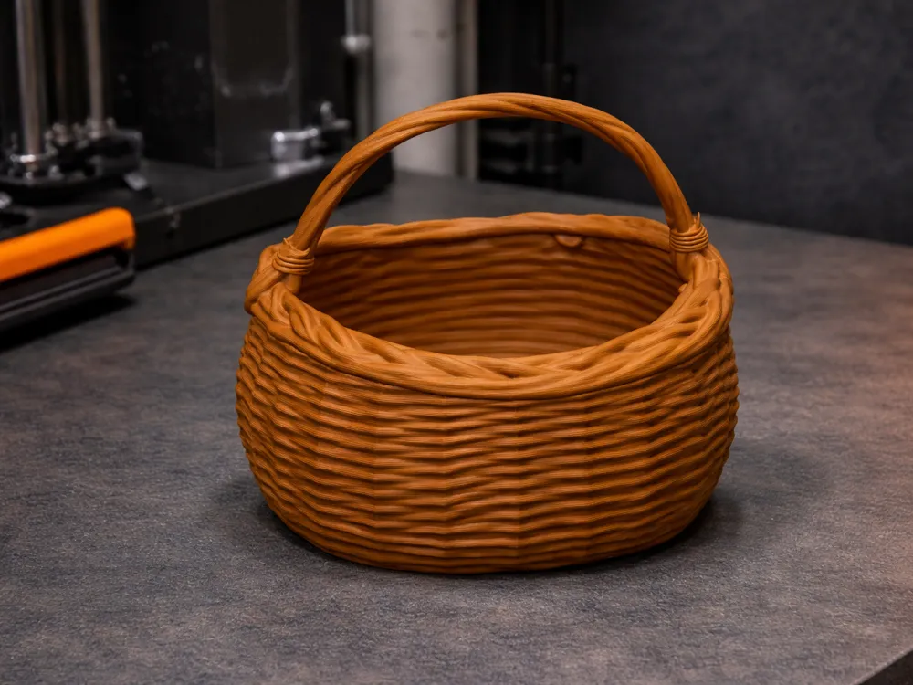 Easter Basket with Handle – decorative & functional - Free 3D Print ...