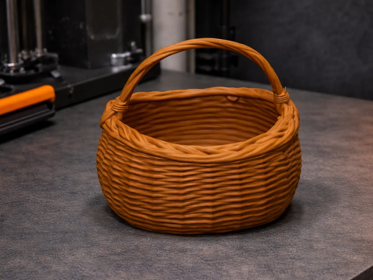 Easter Basket with Handle – decorative & functional - Free 3D Print ...