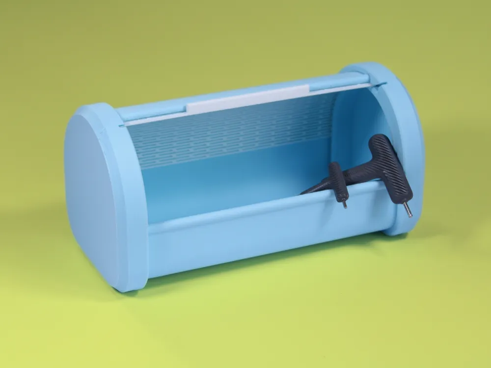 Storage Box with Roller Shutter by Recko - MakerWorld