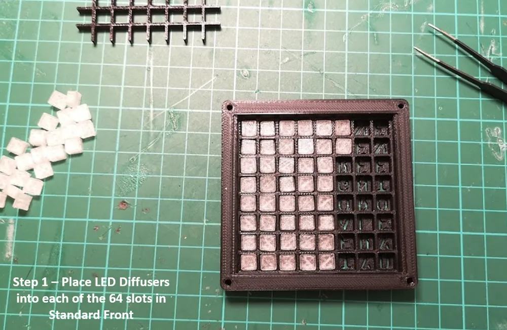 Budget RBG Word Clock by jacksoldano94 - MakerWorld