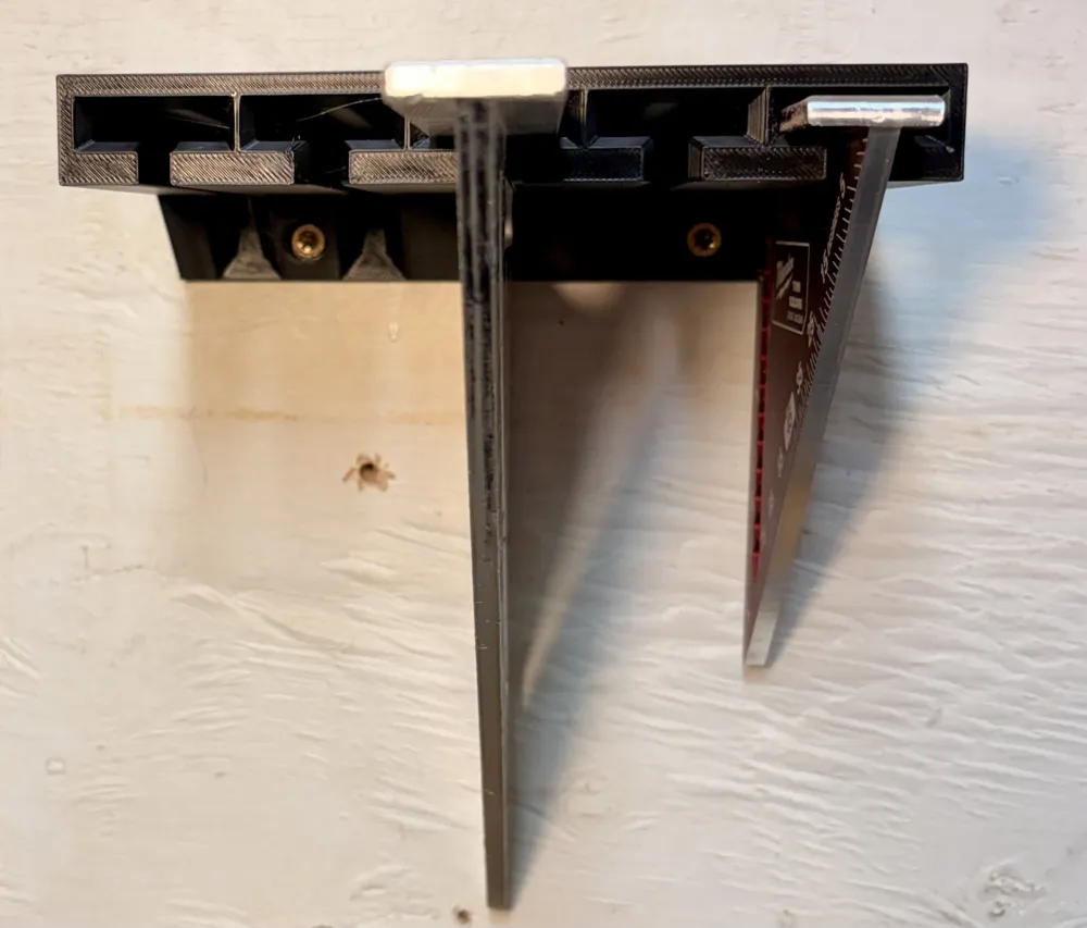 Universal wall mounted speed square organizer - Free 3D Print Model ...