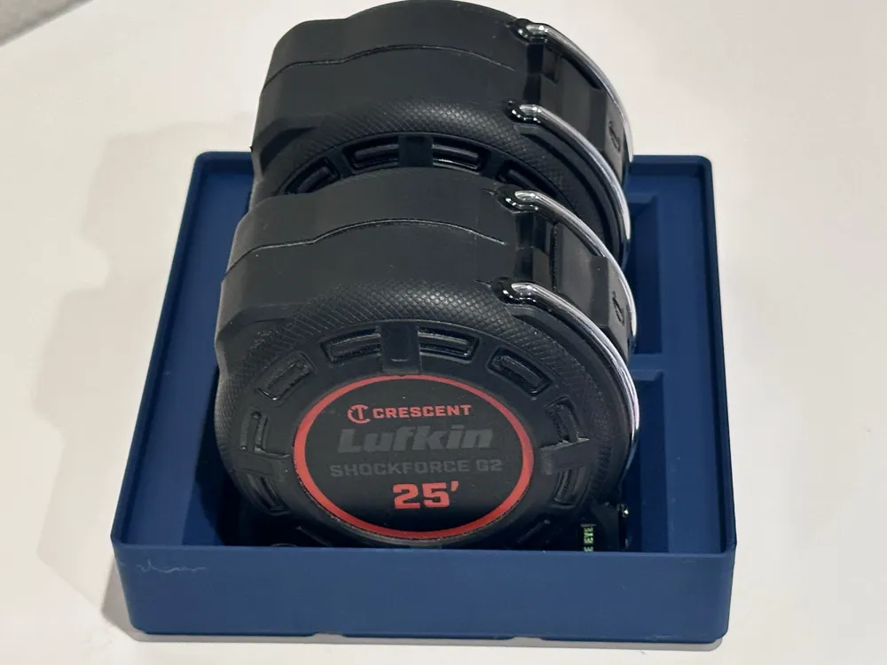 Gridfinity Lufkin Shockforce 25' Tape Measure Tray by FatCat MakerWorld ...